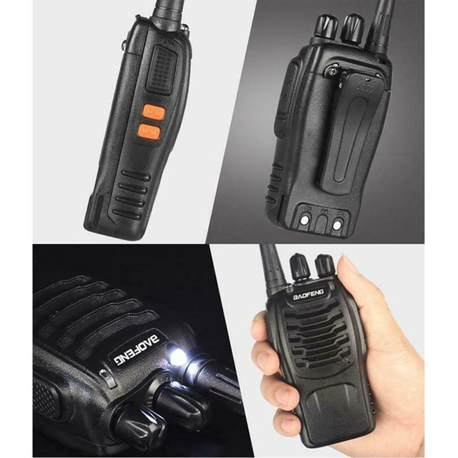 Baofeng BF-888S 16-Channel UHF 400-470MHz Walkie Talkie 2 Way Radio 6 ...