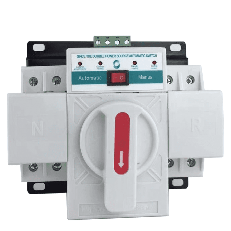 Automatic Changeover Switch 2 Pole Dual Power 63A Grey - Multi Junction