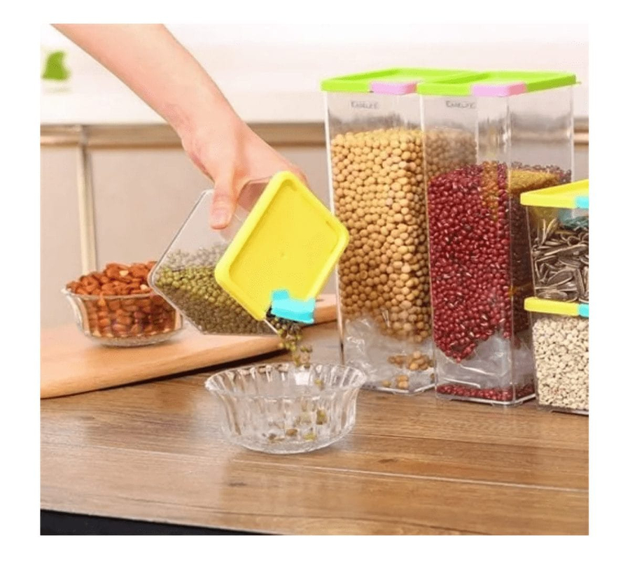 6 Pcs Stackable & Space - Savvy Pocket Block Containers - Multi Junction