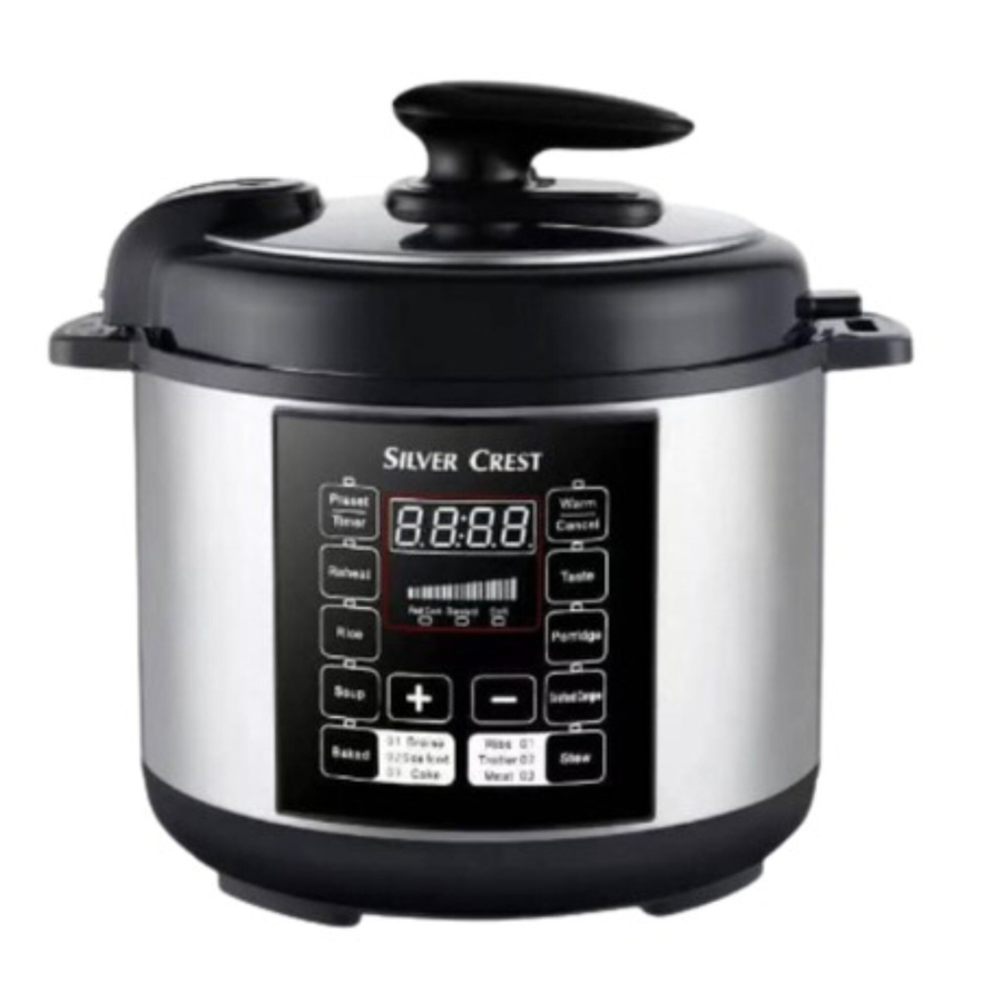 Silver Crest 6L MultiFunction Smart Digital Smart Pressure Cooker ...